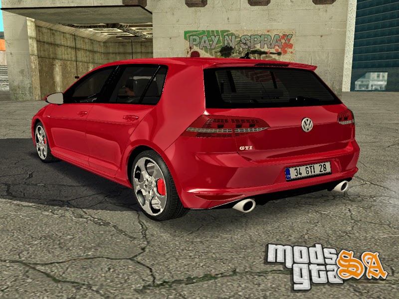 Volkswagen Golf GTI 2015 - Mods GTA San Andreas