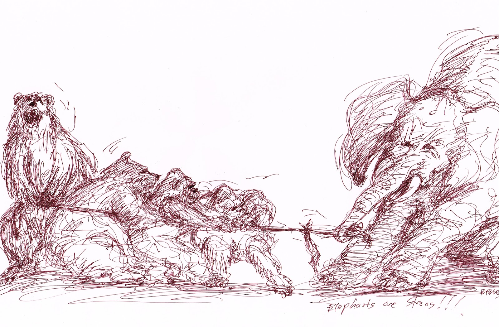 Andy's Art: Absurd Drawings