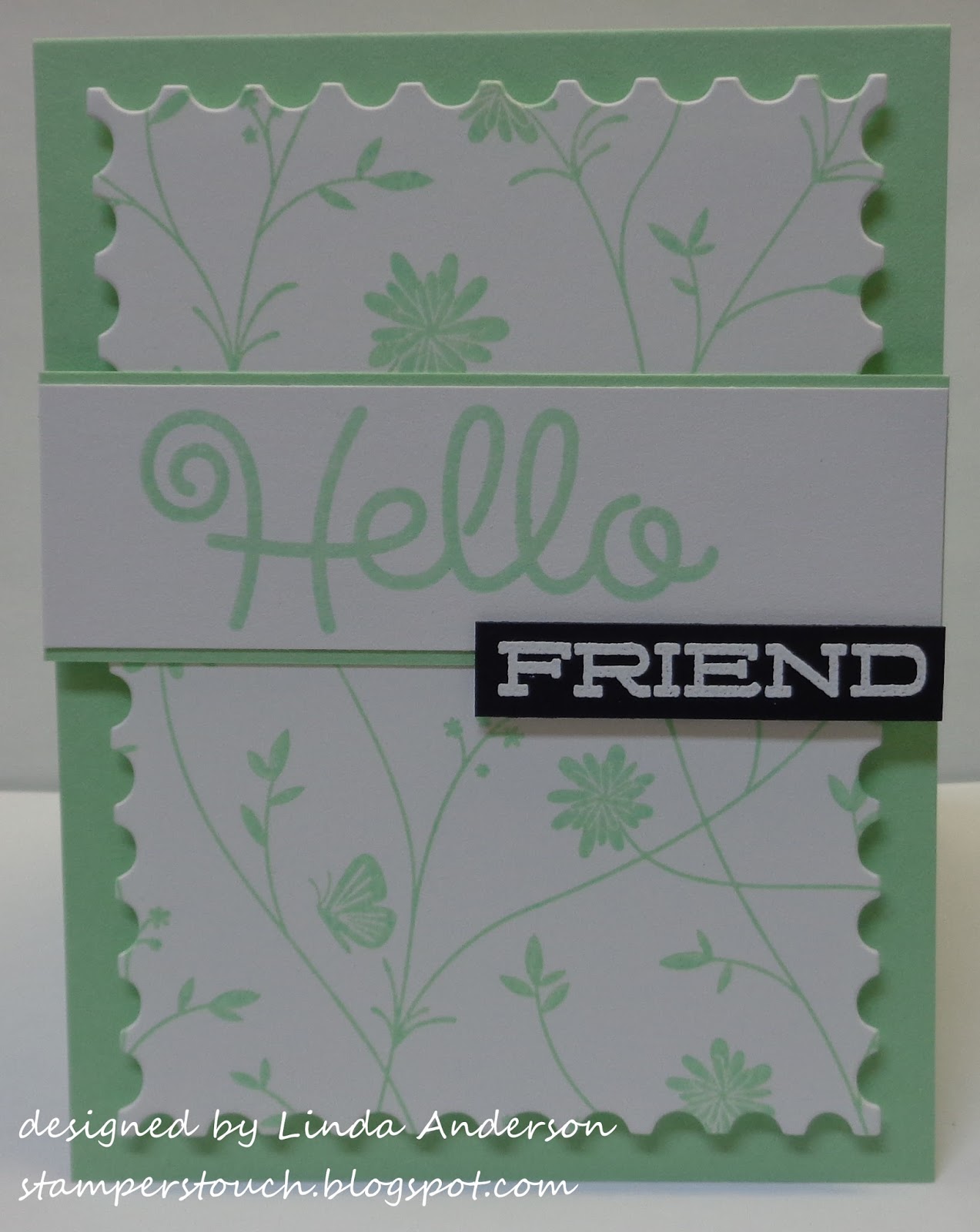The Stamper's Touch: Hello Friend