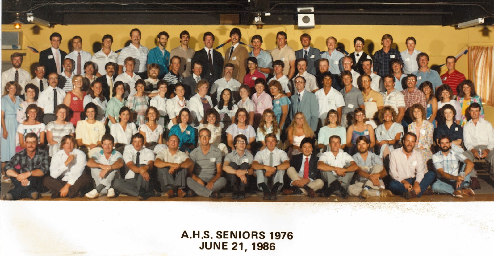 AHS and SAA Class of 1976: Past Reunion Photos