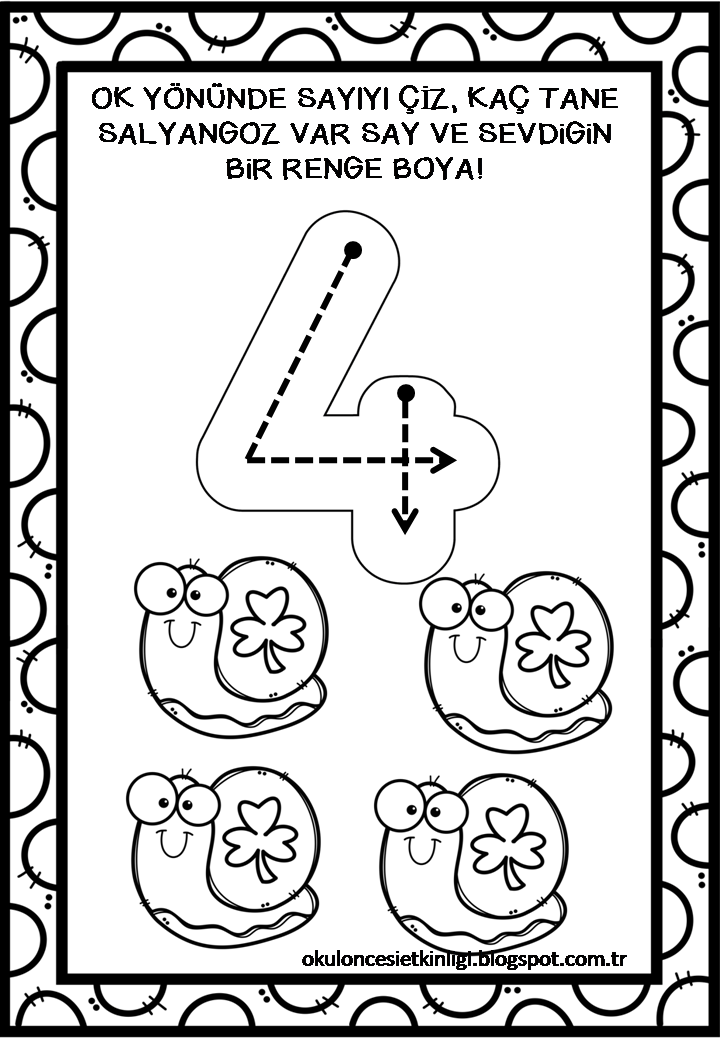 Didem Ögretmenin Etkinlikleri: SAYI ÇALIŞMALARI 1
