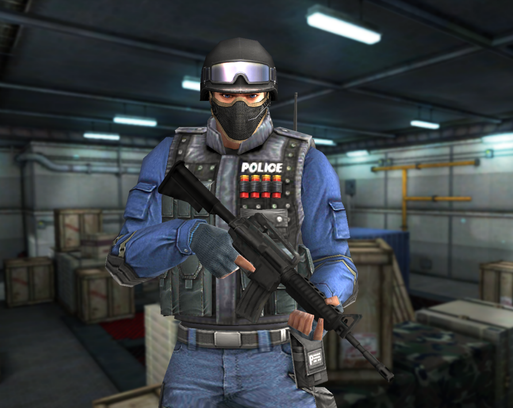 Latar belakang Karakter Tim Blue [CT Force] pada Point Blank Mobile ...