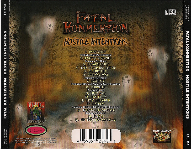 Fatal Konnektion - Hostile Intentions (2000) Flac + 320kbps * RlsMaradona
