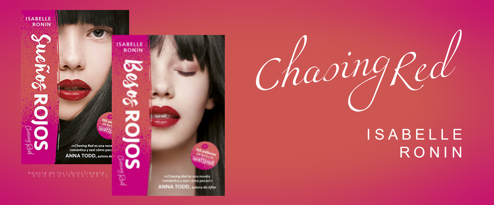 La mejor nave para viajar es un libro: Chasing Red 1 y 2 de Isabelle Ronin