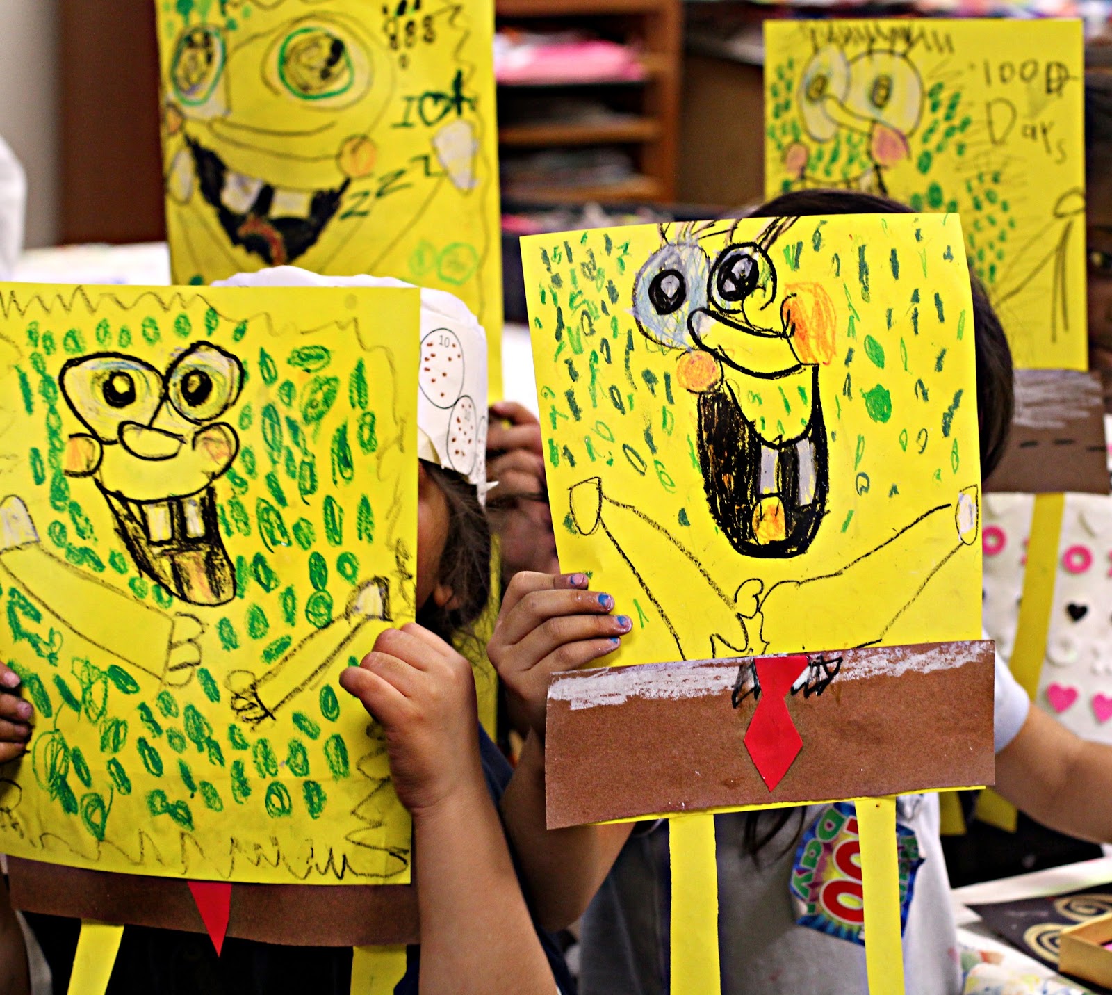 smART Class: 100 Day! Spongebobs