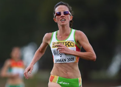 Olympic Athletics Marathon: Lisa Weightman in Olympic Athletics Marathon