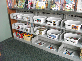 Jean Little Library: Play area, tub books, board books