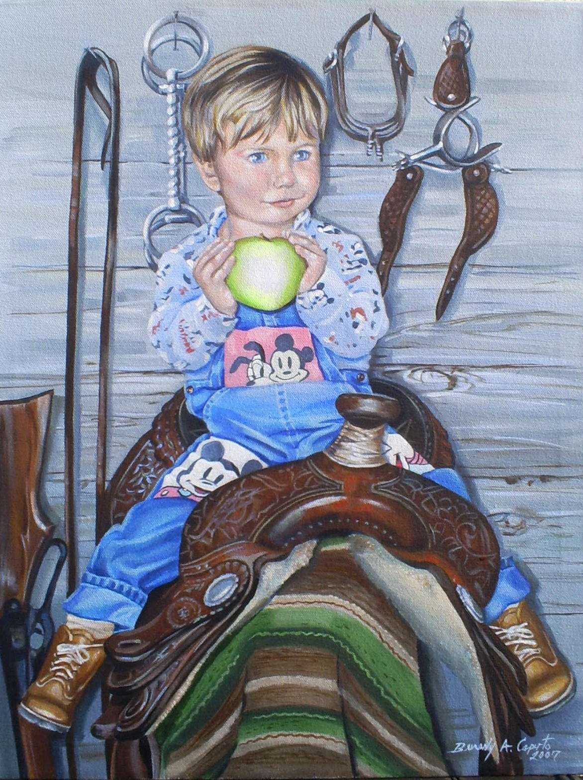Cowgirl Mama: Beverly Caputo, Painter, #WesternArtWednesday