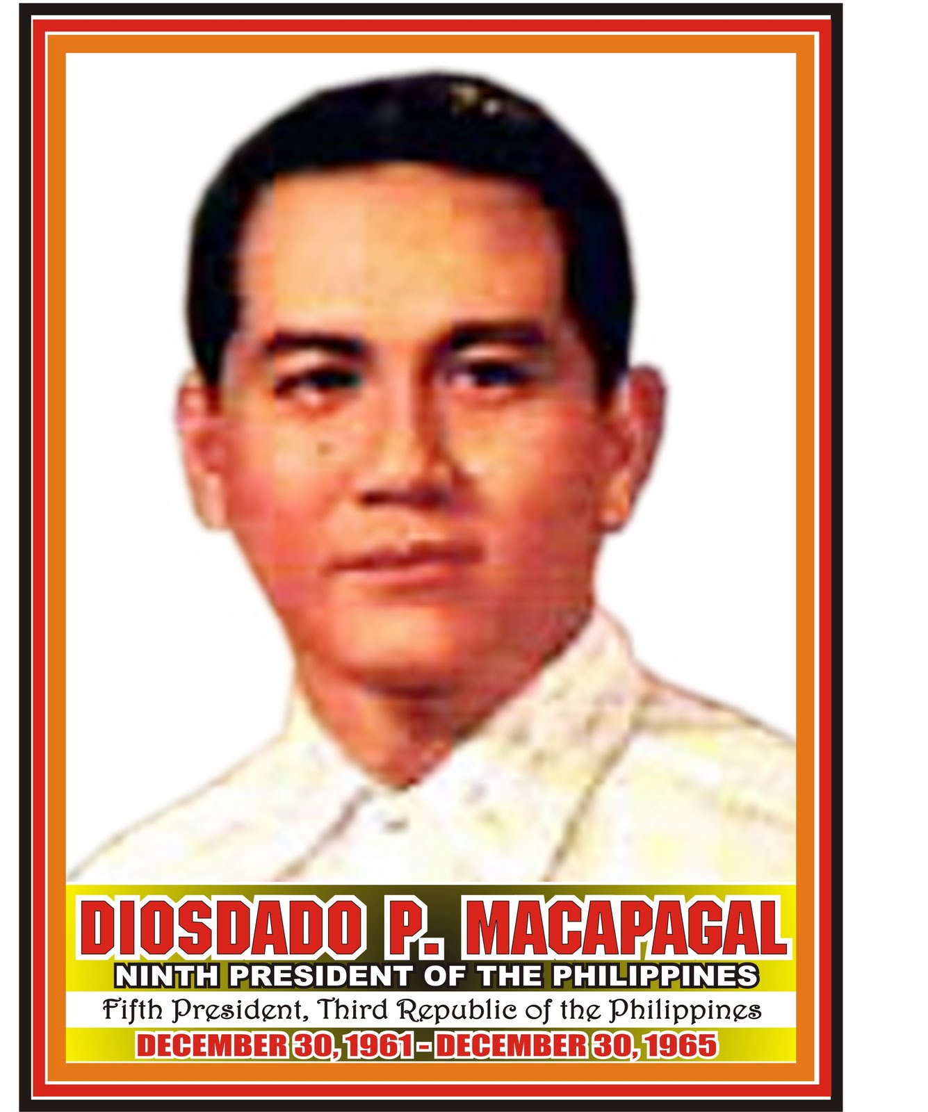 Mellec Computer Center Araling Pinoy: President Diosdado Macapagal