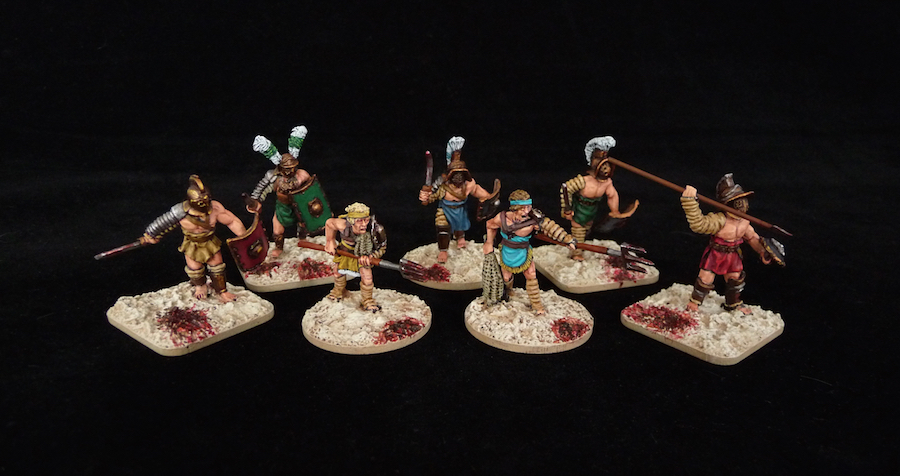 Analogue Hobbies: 28mm Retiarii Gladiators (Retiarius) armed with ...