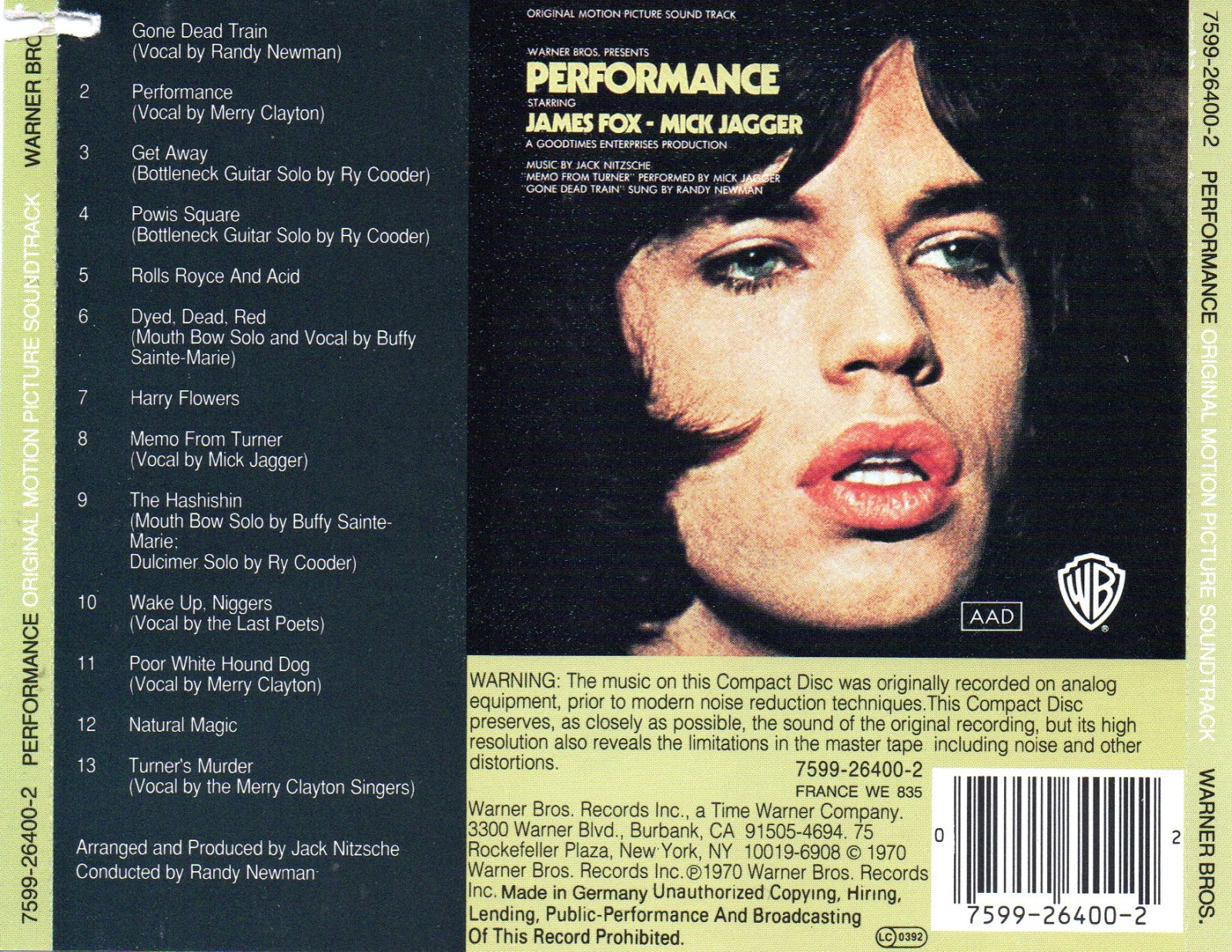 soundtrack heaven: Performance...original motion picture soundtrack ...