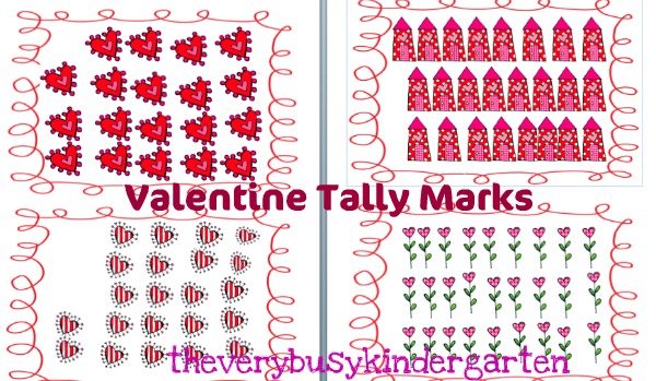 The Very Busy Kindergarten: February Math Stations