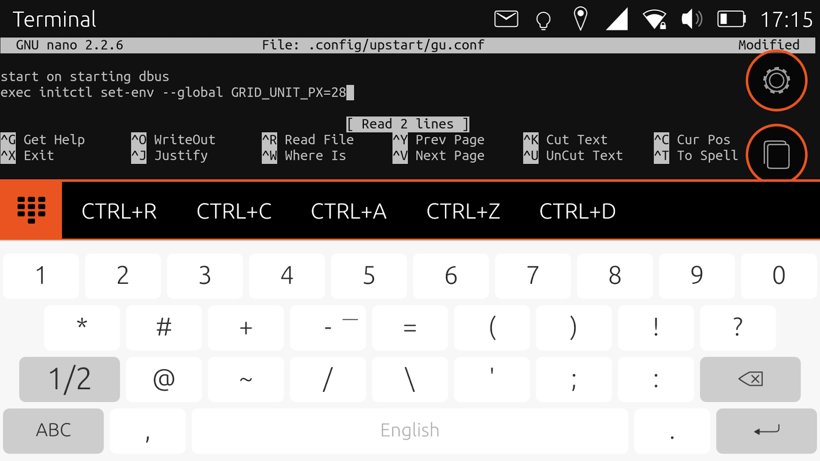 Ubuntu Touch Start Up Guide: Ubuntu Touch: Sorting the font size out