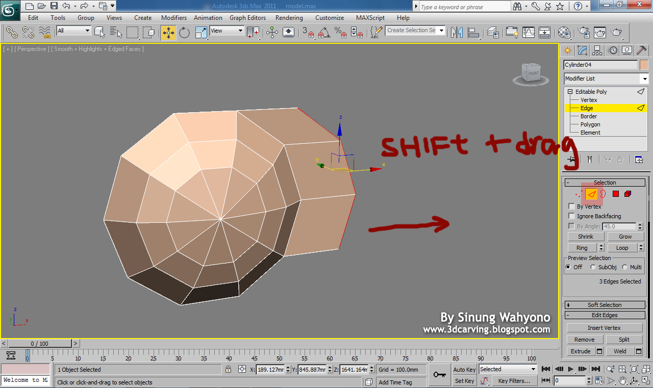 3d Carving: 3d Carving Basic Technique 05