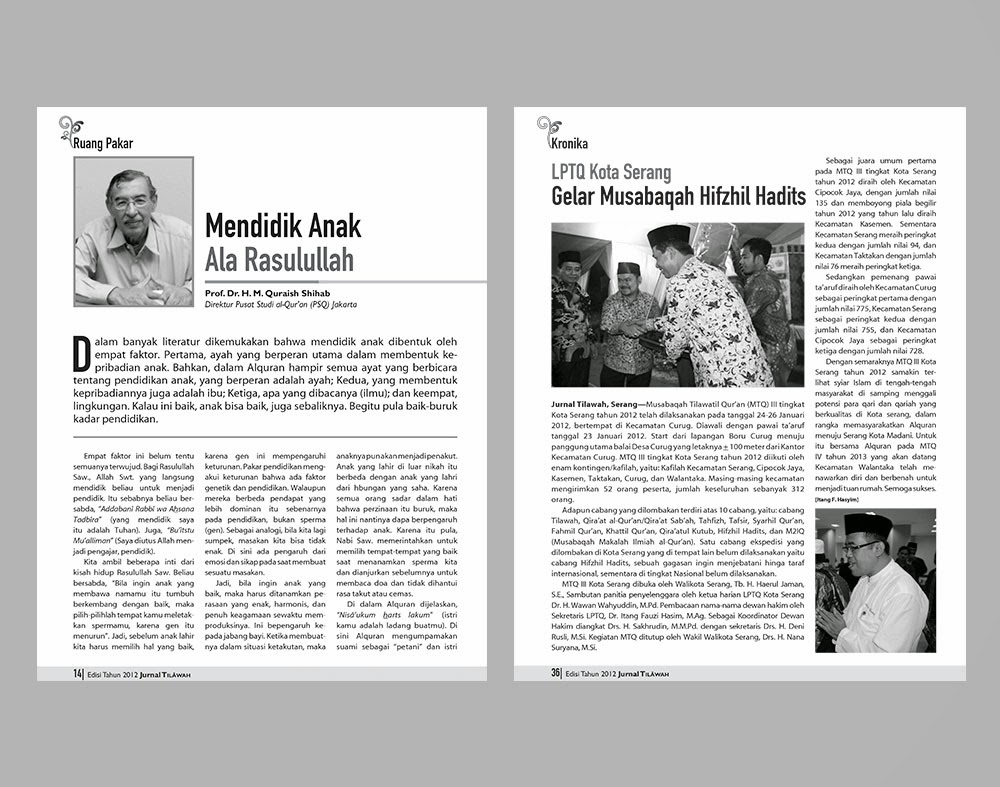 Layout Majalah Tilawah