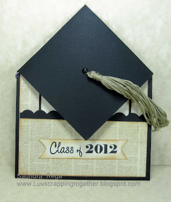 Luv Scrapping Together: Graduation Card