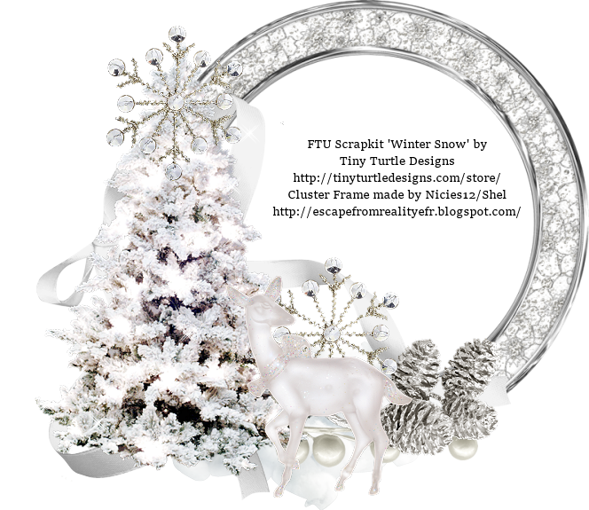 Escape From Reality Blog: FTU "Winter Snow" Clusters & Cluster Frames