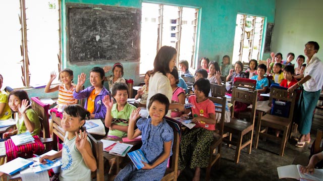 1 of 7: A VISIT TO A SCHOOL IN MYANMAR