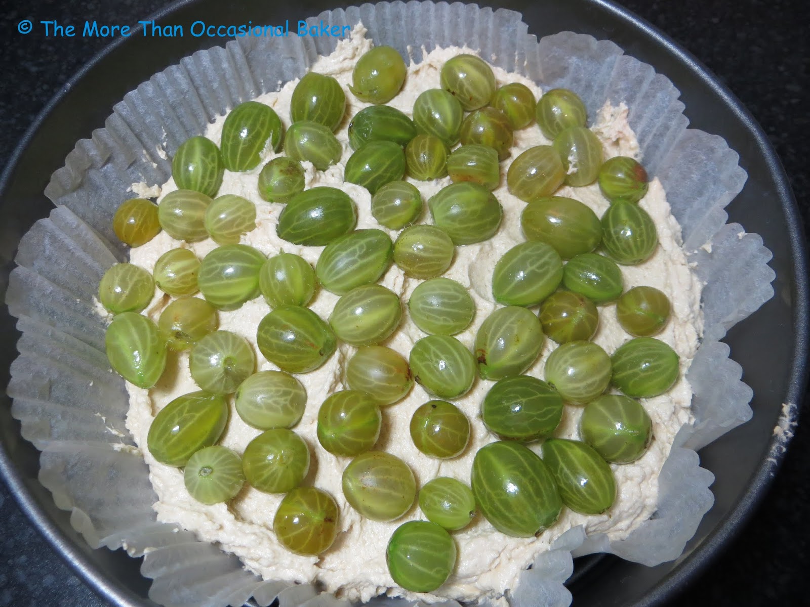 The more than occasional baker: Gooseberry Crumble Cake