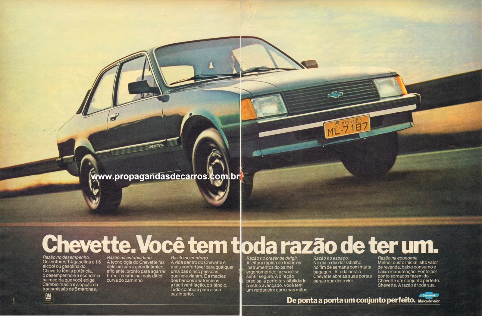 Galocha Cultural: Chevrolet Chevette, Brasil