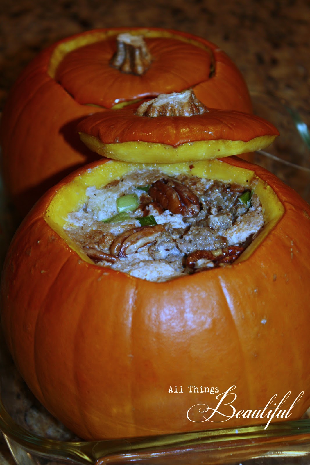 All Things Beautiful: Dinner in a Pumpkin...revisited!