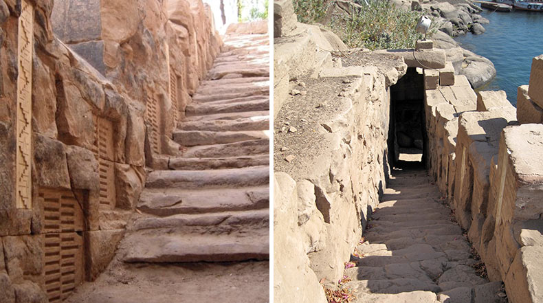 El Nilometro: Una antigua estructura utilizada para medir el nivel del ...