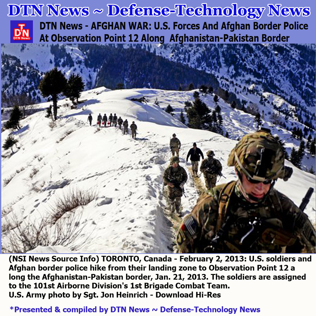 Asian Defense News: DTN News - AFGHAN WAR: U.S. Forces And Afghan ...