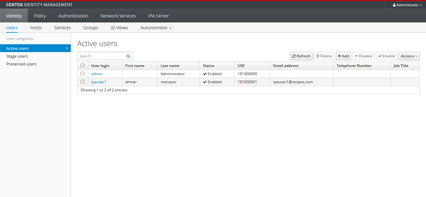 Install FreeIPA Server on CentOS 8 - CentLinux