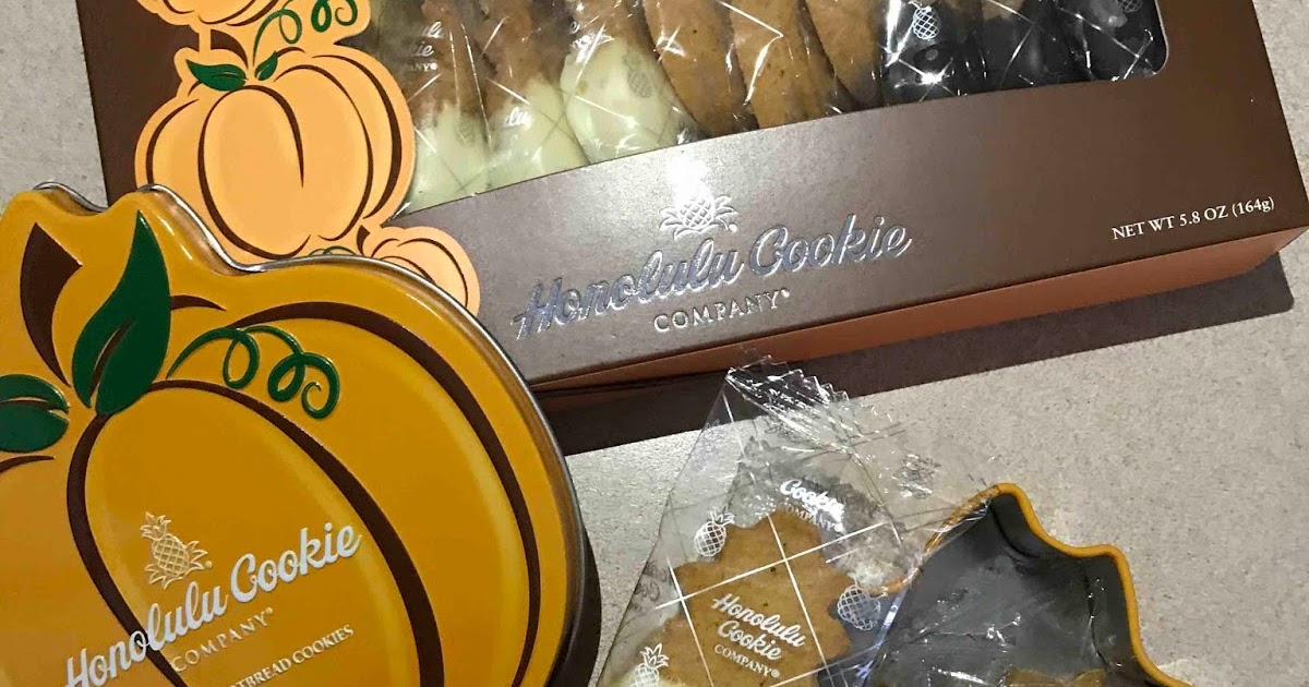 Hawaii Mom Blog: Honolulu Cookie Company's Pumpkin Shortbread Cookies