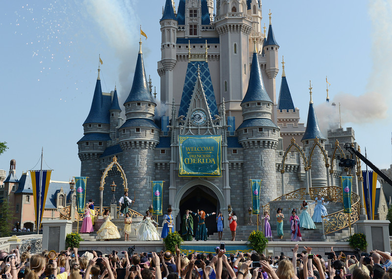 Disney Princess Royal Court Welcomes Merida at Magic Kingdom Park ...
