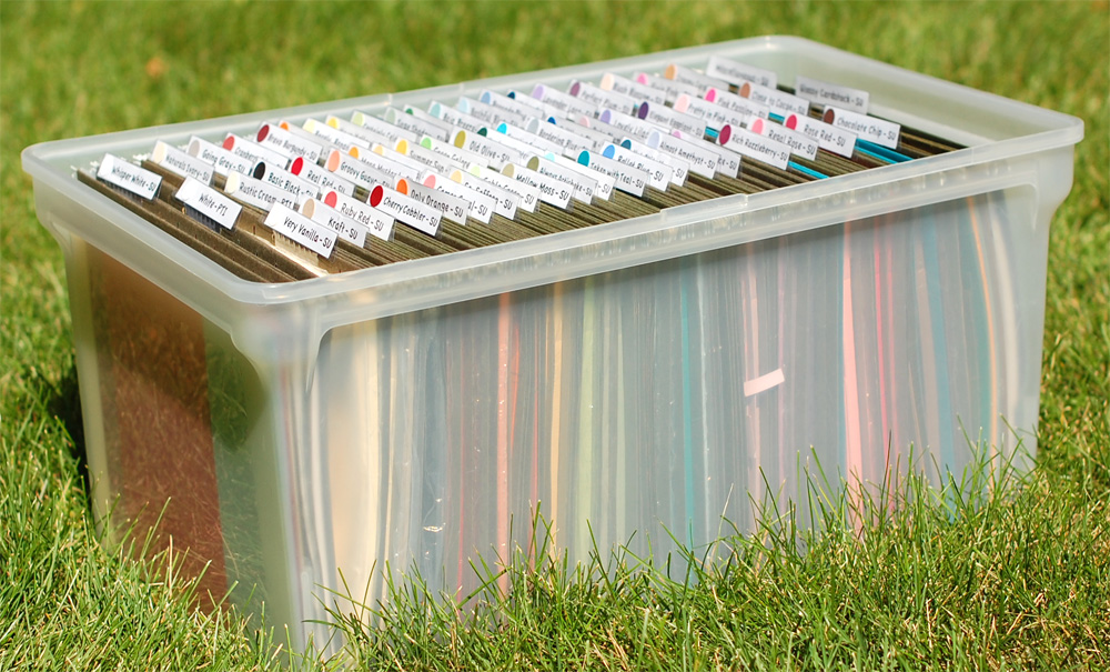 CREATIVITY LIVES HERE: Cardstock Organization and Storage
