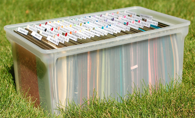 CREATIVITY LIVES HERE: Cardstock Organization and Storage
