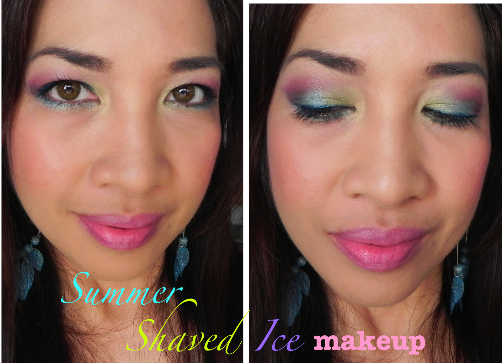 Summer Shave Ice Makeup - thefabzilla