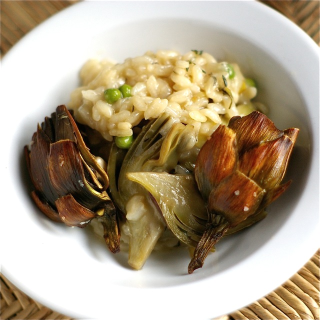 April 25-27 Artichoke Risotto Almost Fail