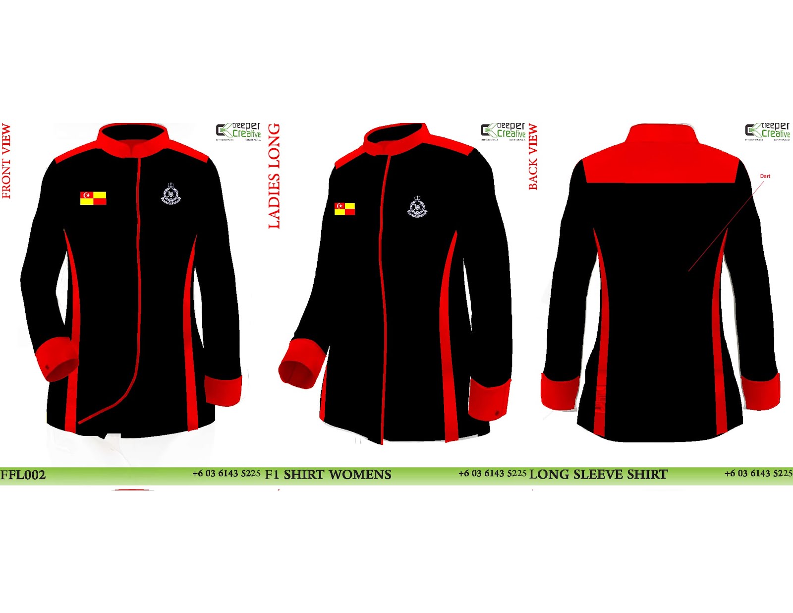 Custom Made Baju Korporat - T Shirt Embroidery