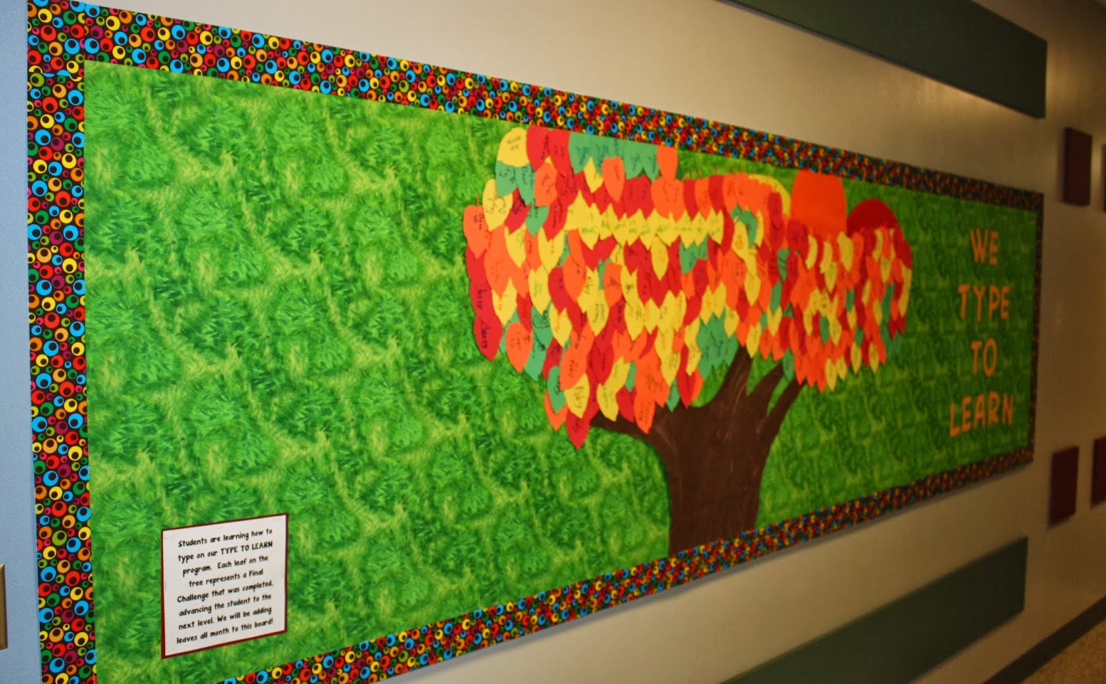 Teach the Bits and Bytes: Ongoing Tree Leaf Typing Bulletin Board