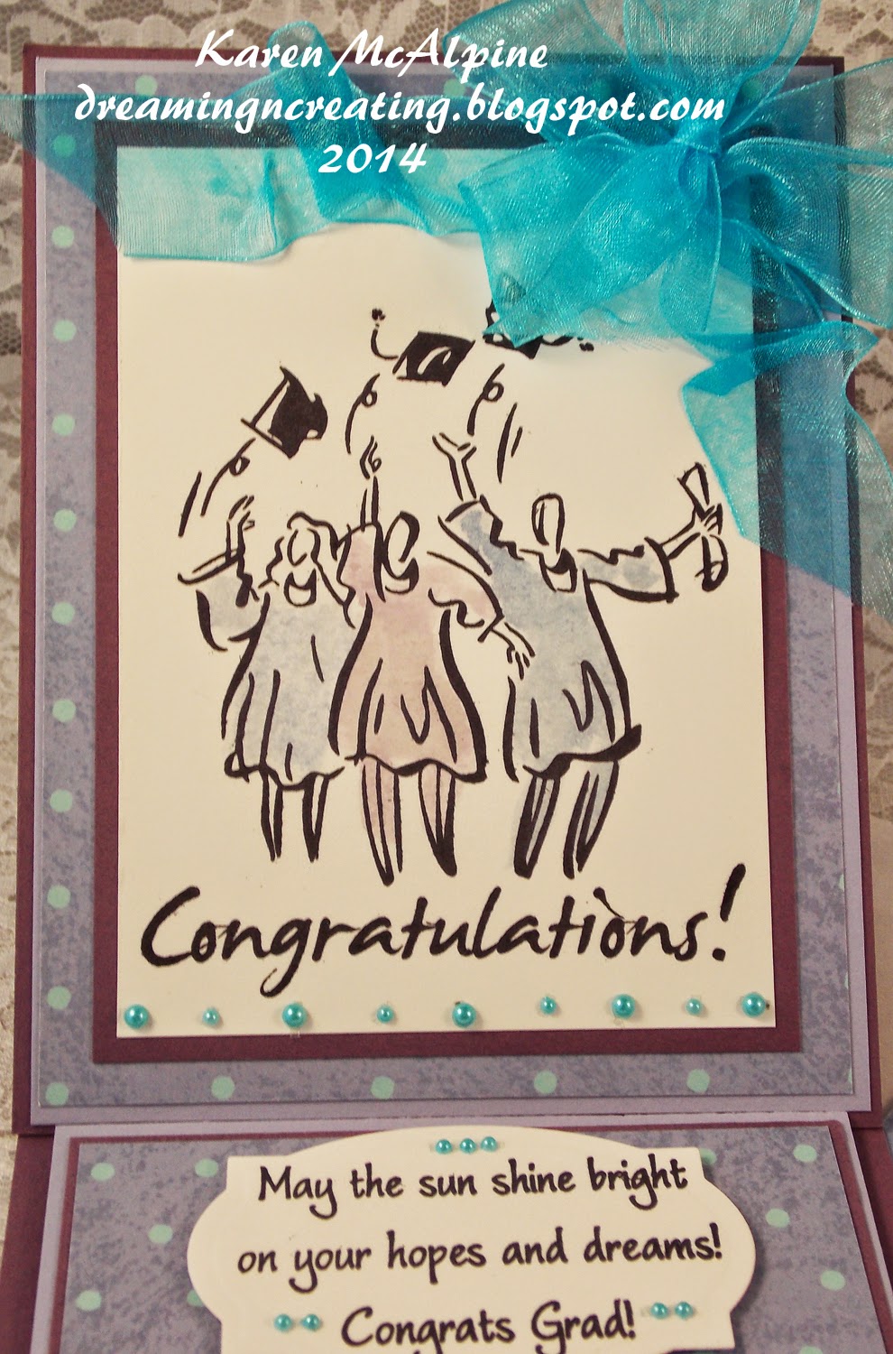 Dreaming and Creating: Easel Graduation Card