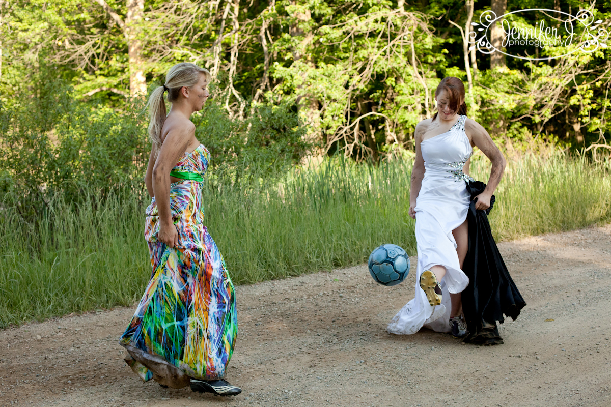 Jennifer J Photography: Paige & Rachel-Trash The Prom Dress!