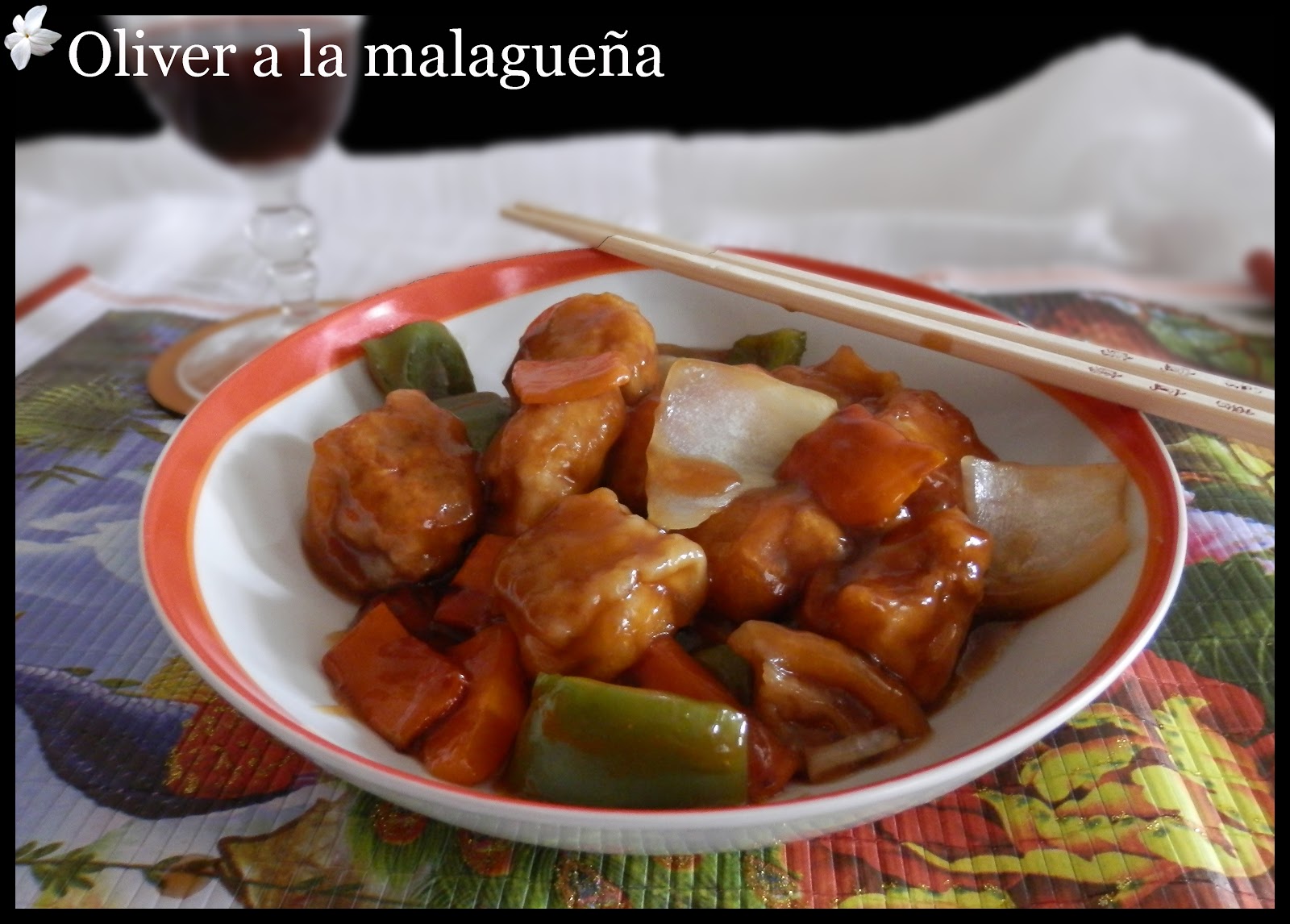 Oliver a la malagueña: CERDO AGRIDULCE