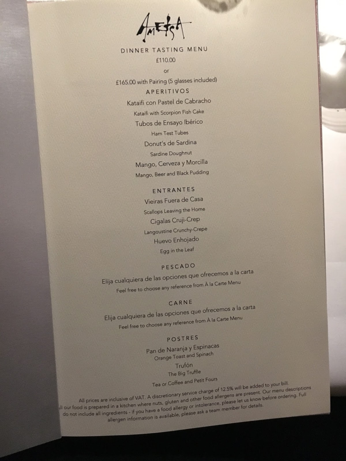 Ametsa with Arzak Instruction - Como Hotel The Halkin, London - Travel ...