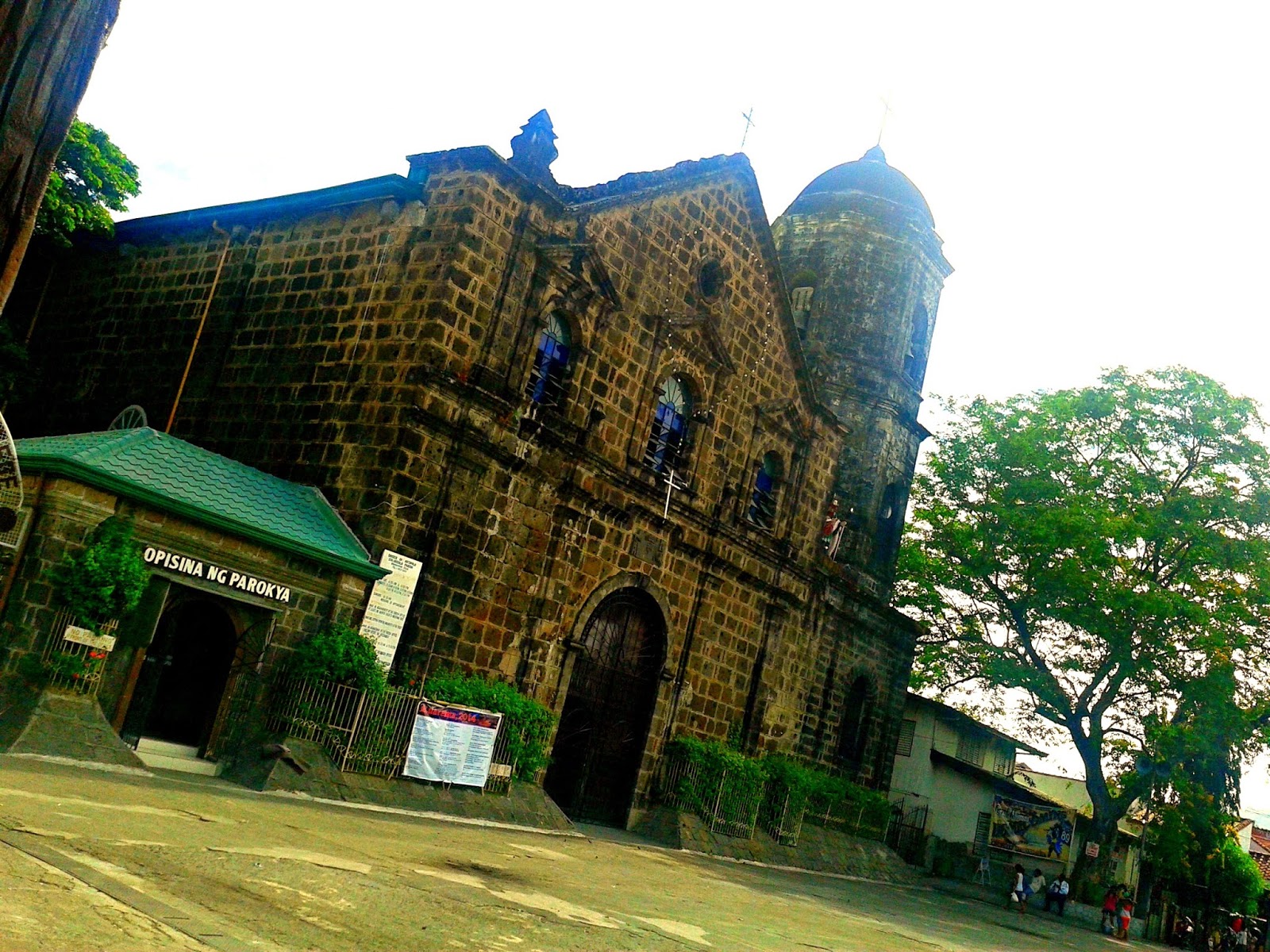 From this side: Saint Ursula Parish and Kalbaryo at Binangonan Rizal