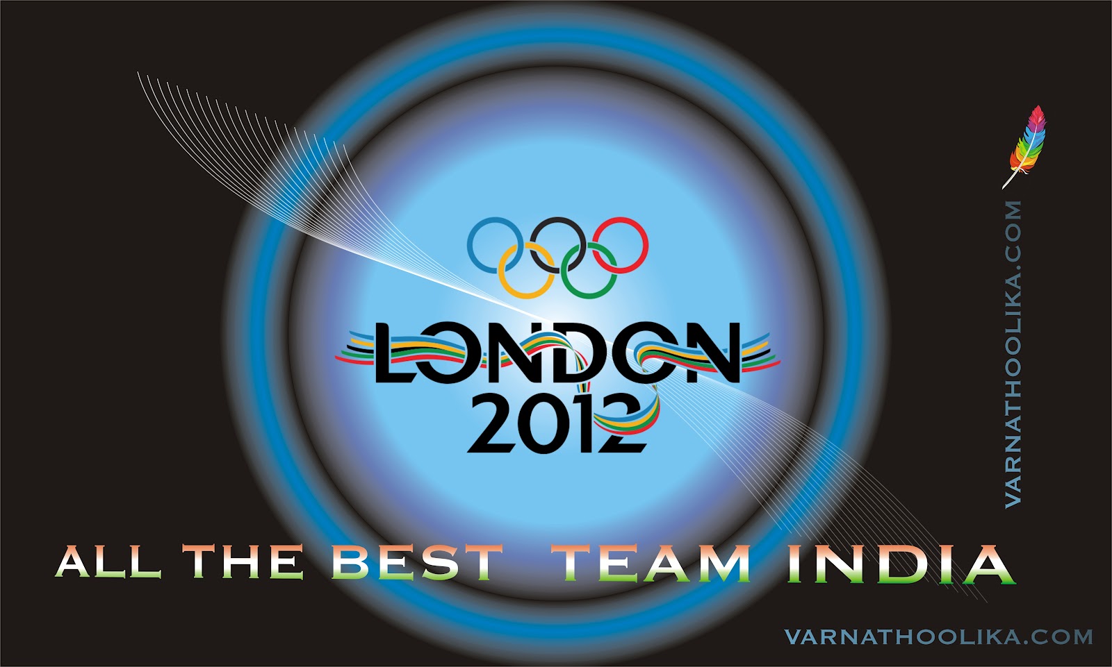 LONDON OLYMPICS 2012/ logo /wallpaper Team India//Graphic design |VARNA ...