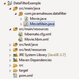 Data filter example in hibernate using xml - JavaMakeUse: Java | Big ...