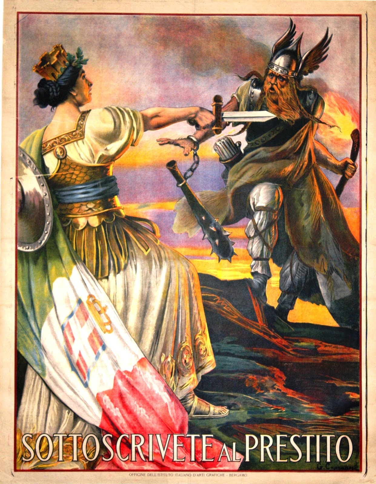 Momentos del Pasado: Carteles de propaganda de la Primera Guerra Mundial