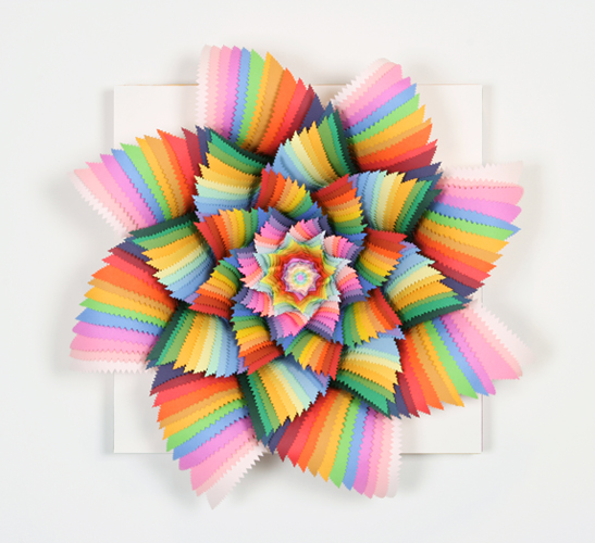 Psychedelic 3D Dimensional Papers Sculptures Art ~ FunGur.BlogSpot.com