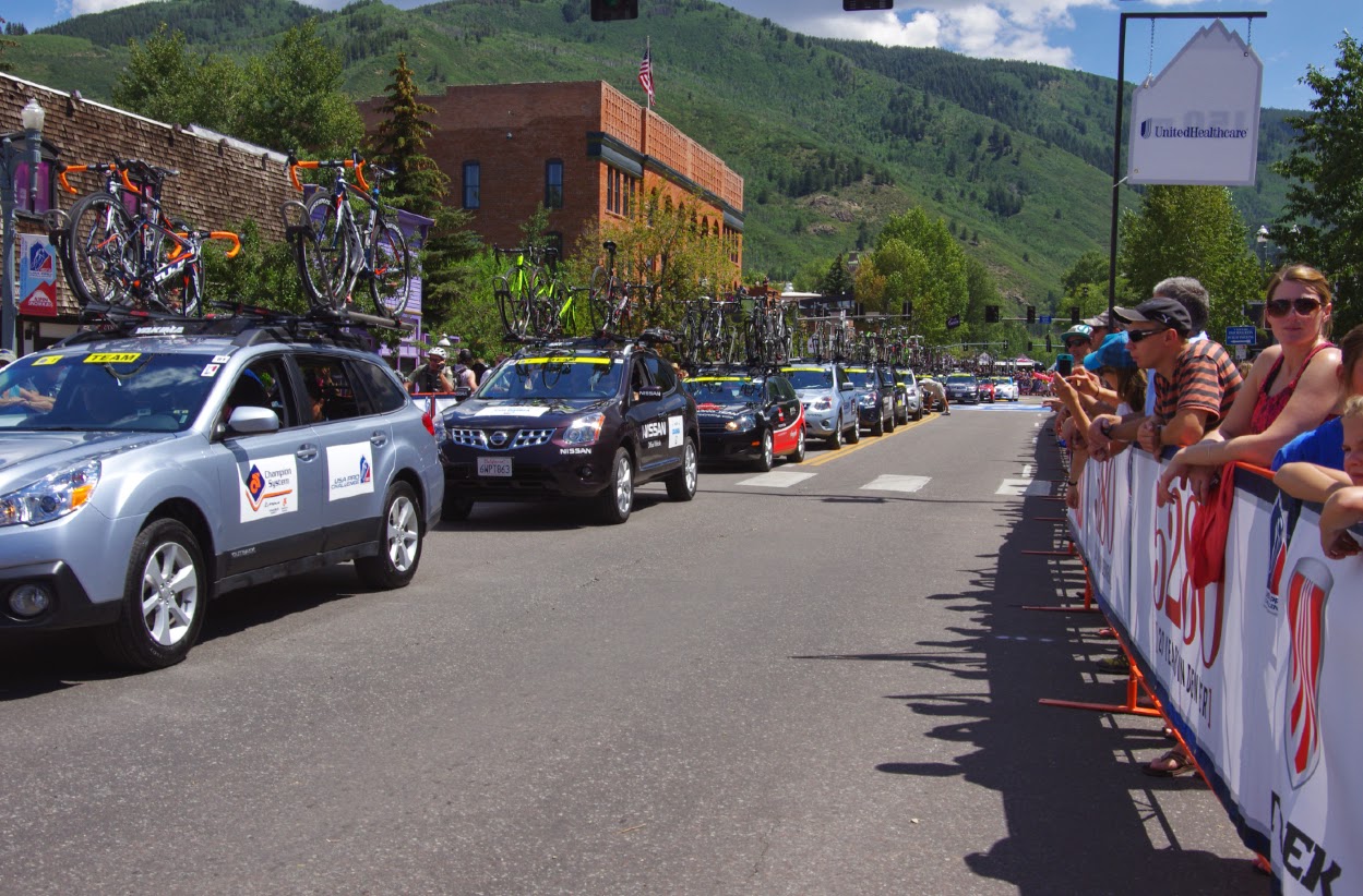 On the path of the 2014 USA Pro Challenge - Aspen - Pedal Dancer®