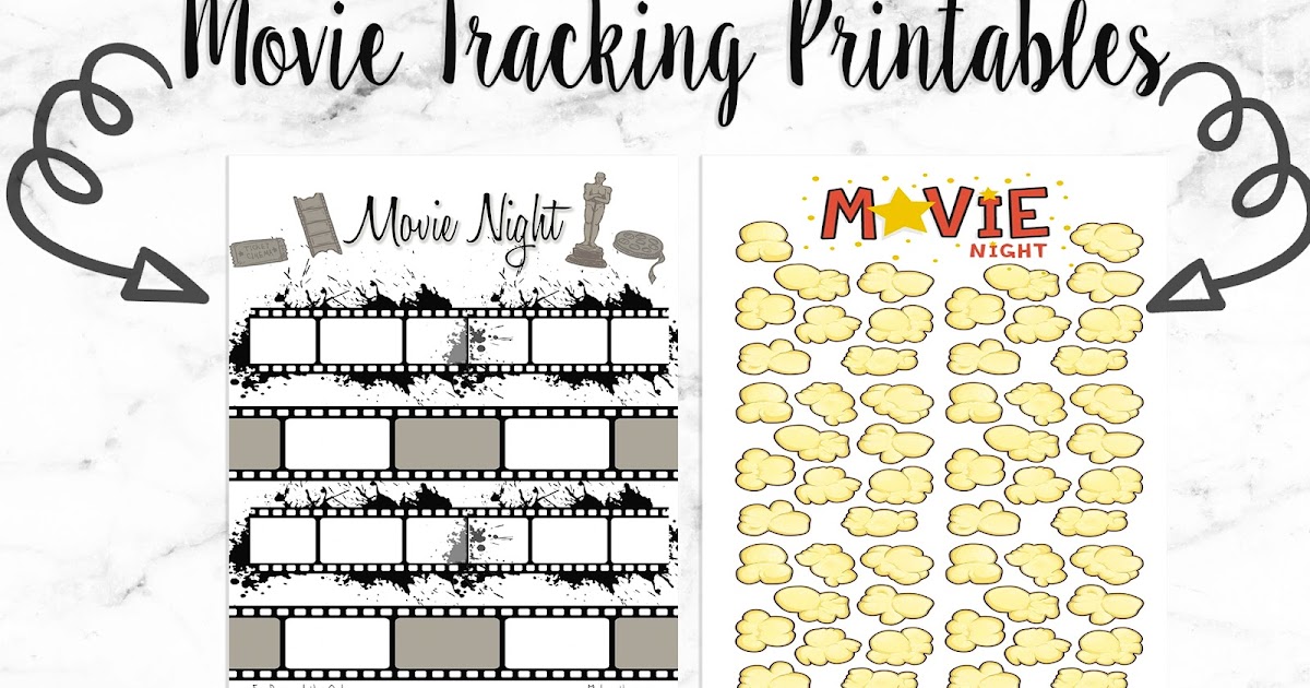Malena Haas: FREEBIE Friday Movie Tracking Printables for Your Planner