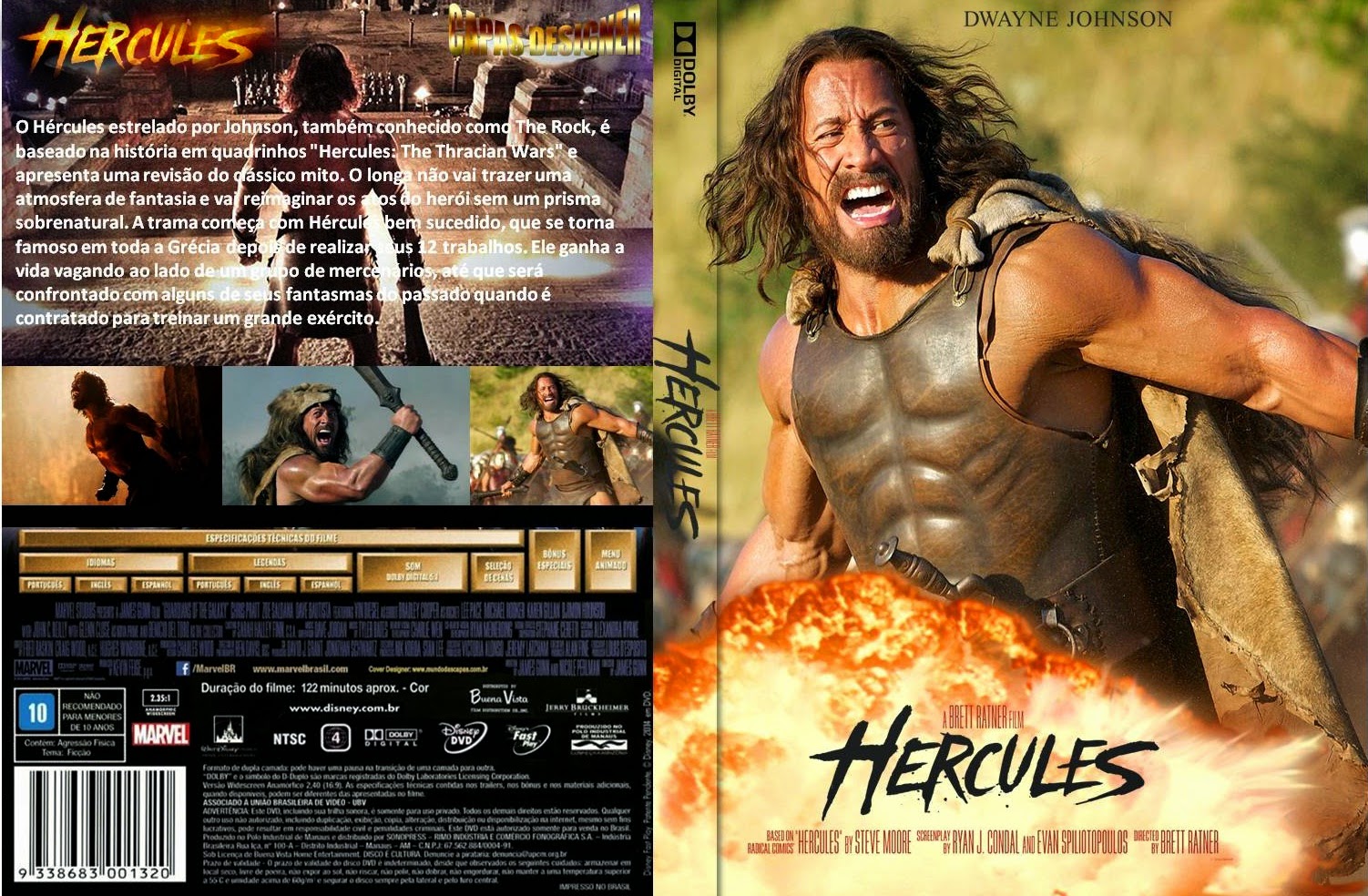 Capas Designer: Capa do Filme Hercules