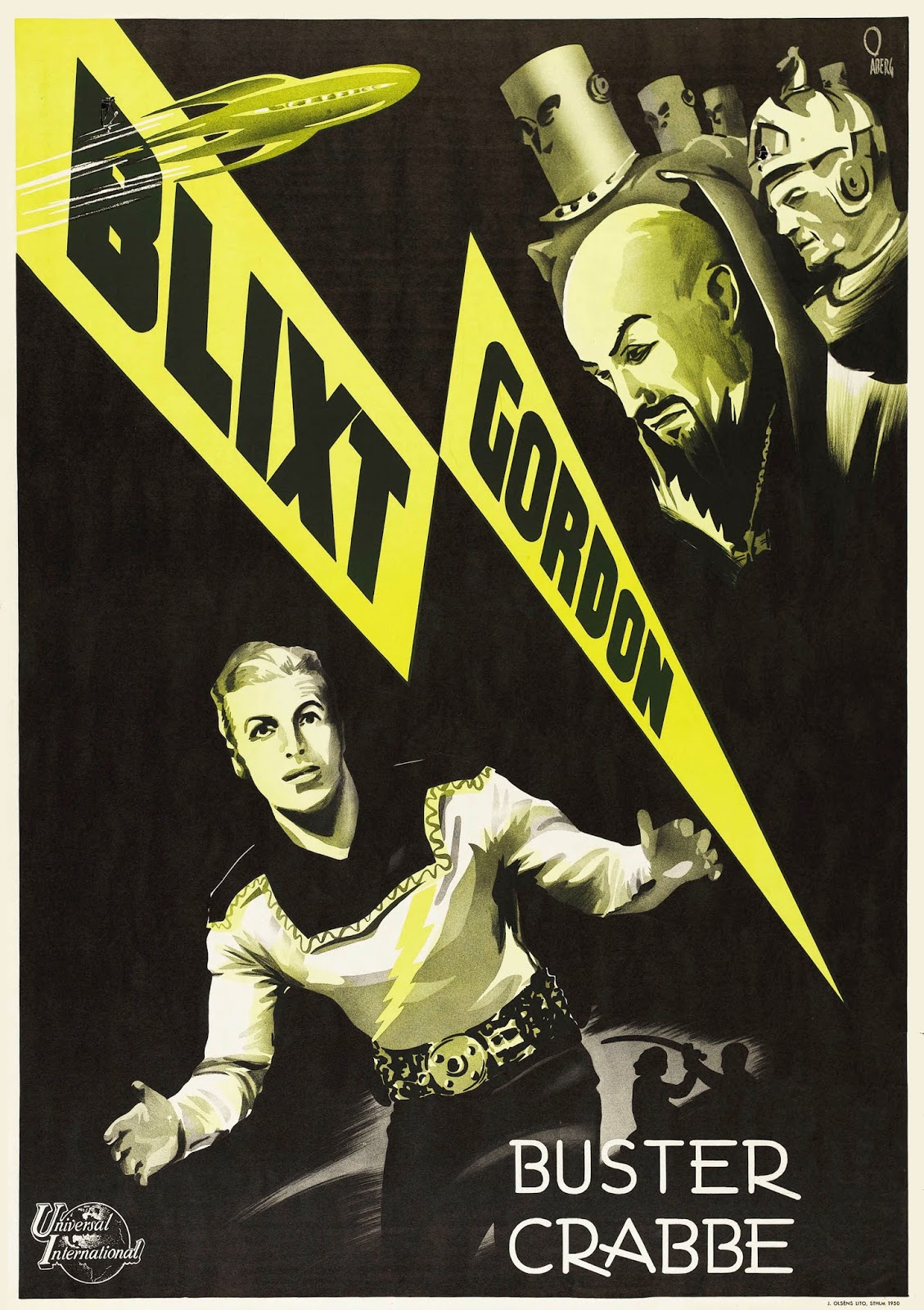 MI ENCICLOPEDIA DE CINE: 1936 - Flash Gordon Carteles y Lobby Card