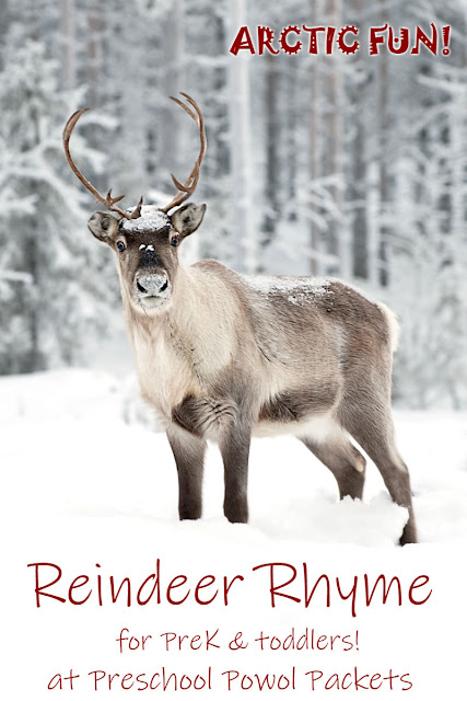 Reindeer Action Rhyme Song | Preschool Powol Packets